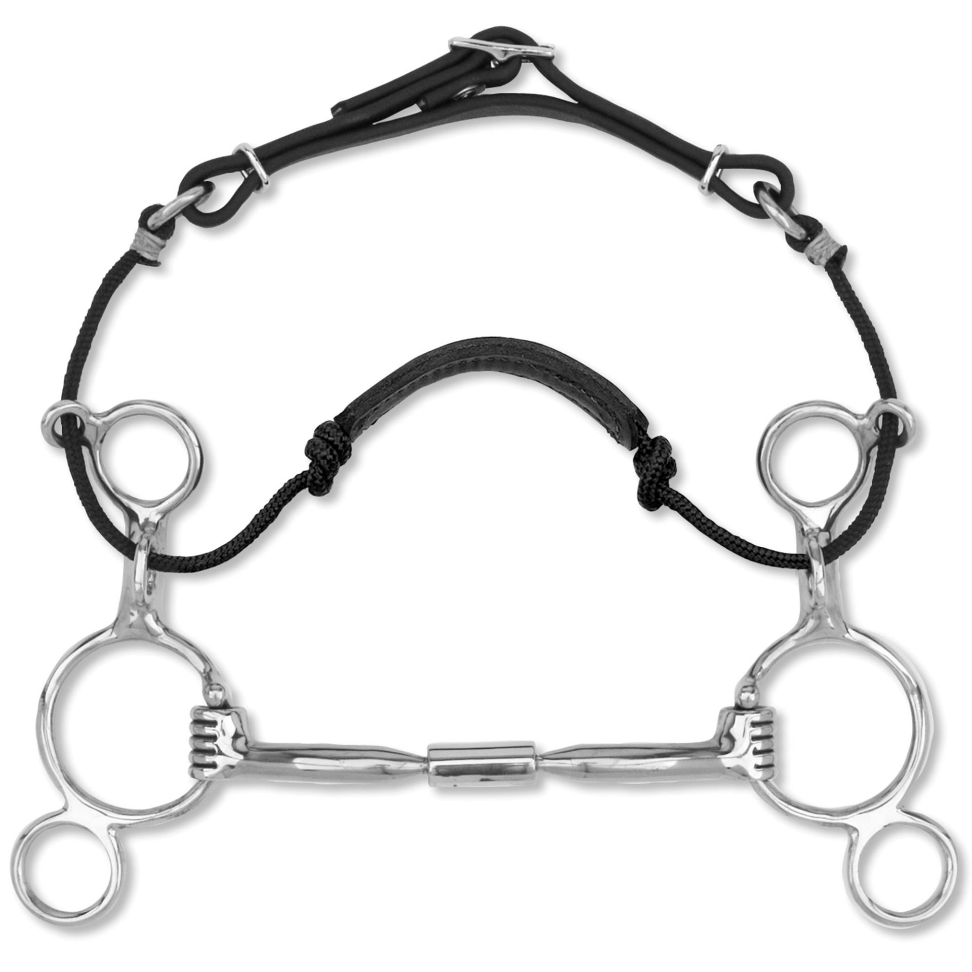 Toklat| 2-Ring Combination Bit with Comfort Snaffle Wide Barrel MB 02