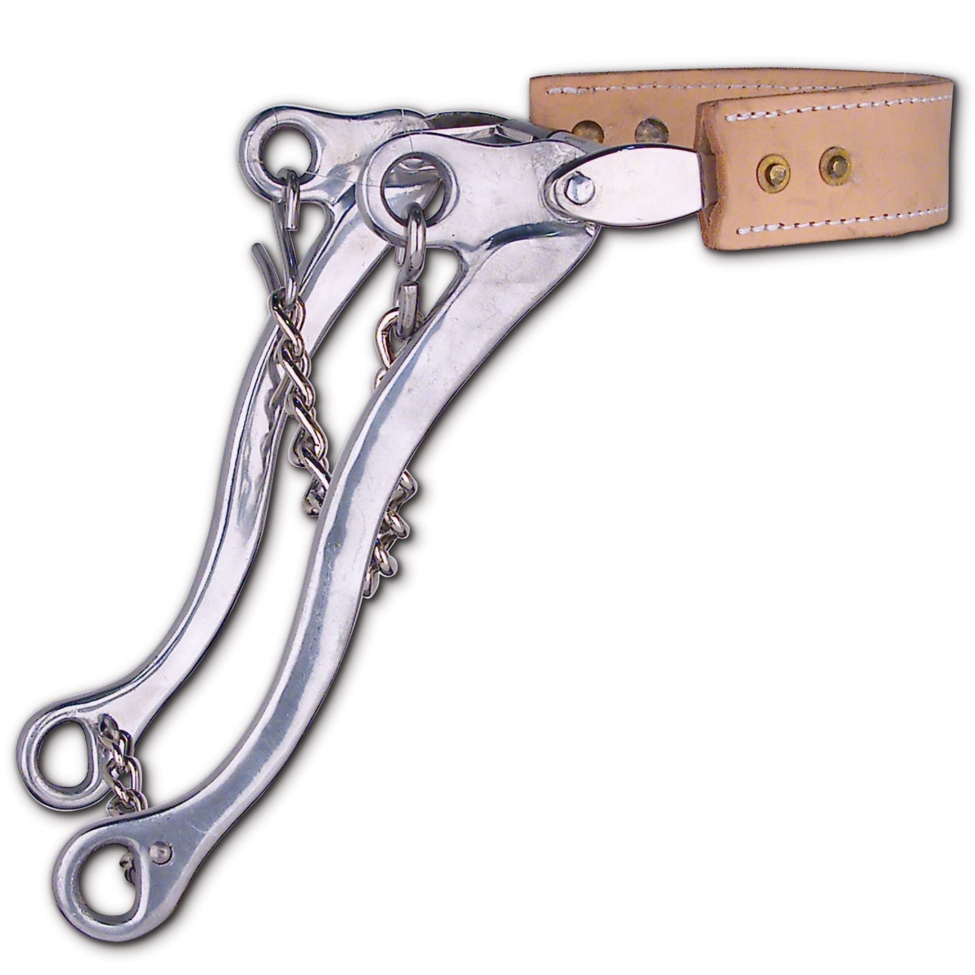 Toklat - Aluminum Hackamore with Flat Leather Noseband