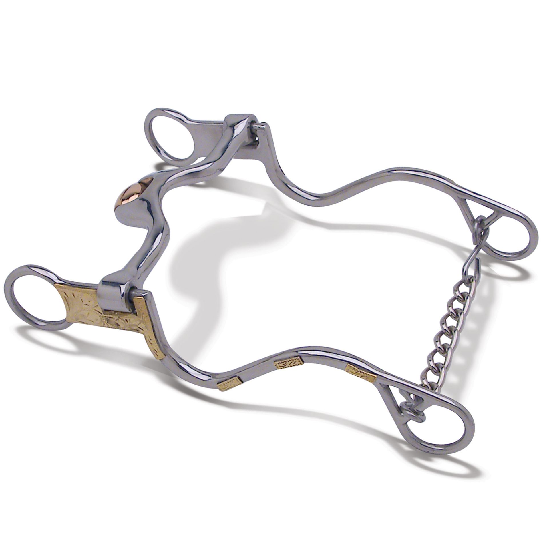 Toklat| Solid Shank w/ Brass Engravings with Medium Port Correctional w ...