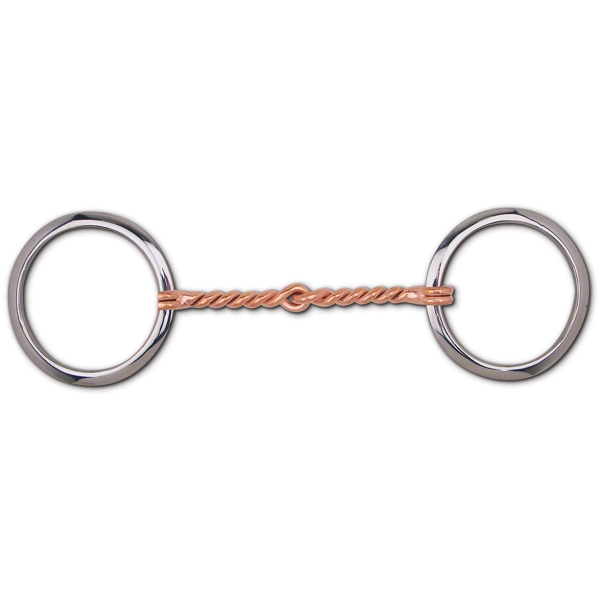 Toklat - Western O Ring with Copper Twisted Wire Snaffle
