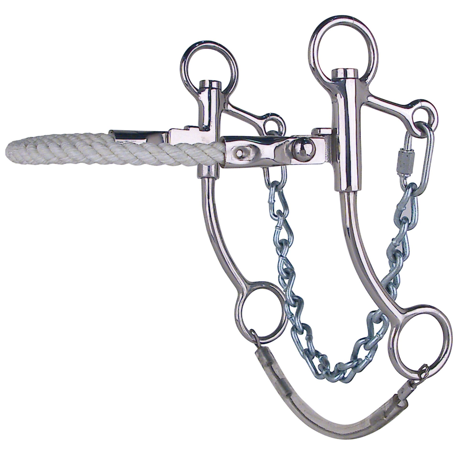 Toklat - Stainless Steel Hackamore with Rope Noseband