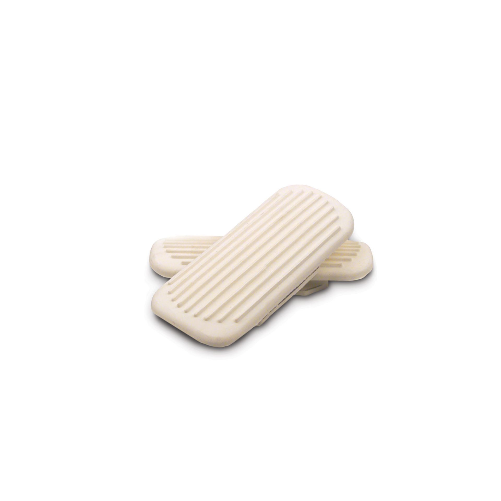 Toklat - White Peacock Stirrup Pads